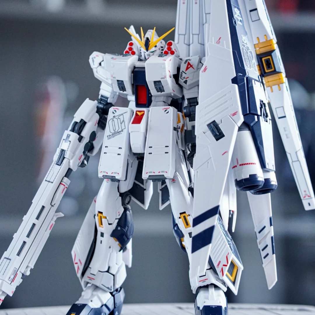 (PRE-ORDER) GUNDAM GAOGAO RG NU GUNDAM R32 DOUBLE FIN FUNNEL ACTION ...