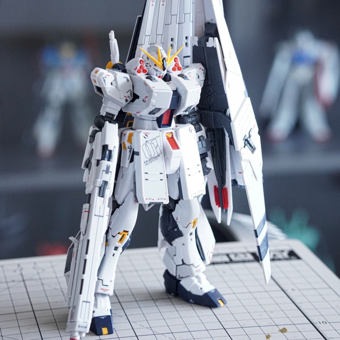 (PRE-ORDER) GUNDAM GAOGAO RG NU GUNDAM R32 DOUBLE FIN FUNNEL ACTION ...