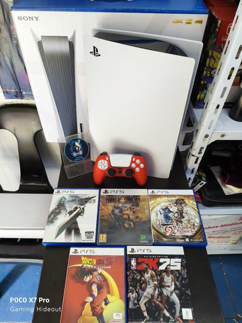 Ps5 Phat 825gb Disc Edition, Video Gaming, Video Game Consoles ...
