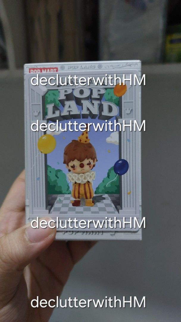 [SALE] SEALED FOIL HIRONO Sad Clown POPMart Popland with FREE B0bo and ...
