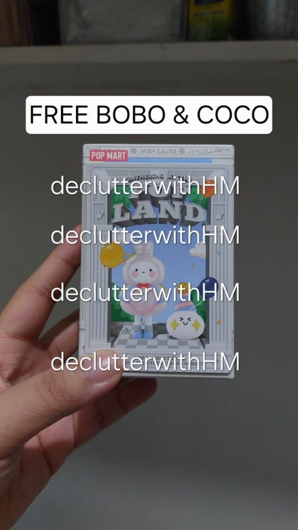 [SALE] SEALED FOIL HIRONO Sad Clown POPMart Popland with FREE B0bo and ...