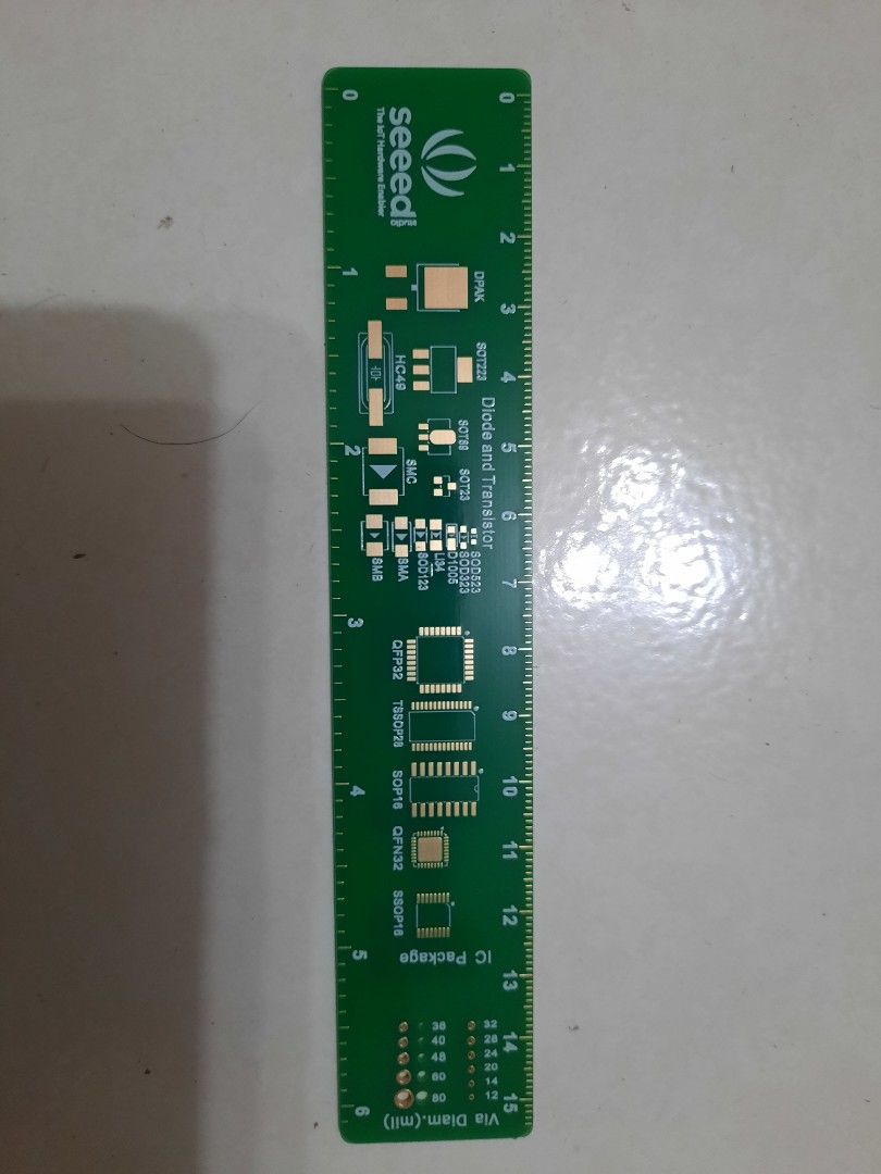 Seeed Studio Diode and Translator PCB Ruler, Hobbies & Toys, Stationery ...