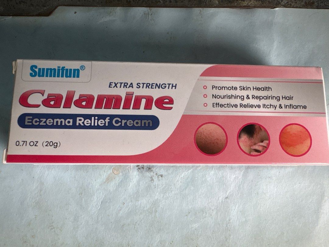 Sumifun Calamine Eczema Relief Cream, Everything Else on Carousell