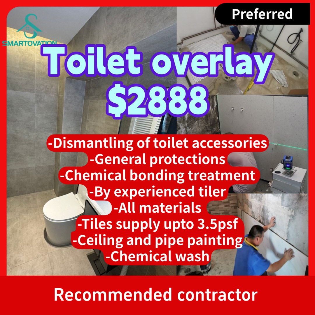 Tiling Work by Direct Contractor hacking demolition dismantling ...