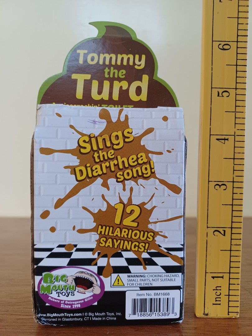 Tommy the Turd Sings the Diarrhea Song Toy, Hobbies & Toys, Toys ...