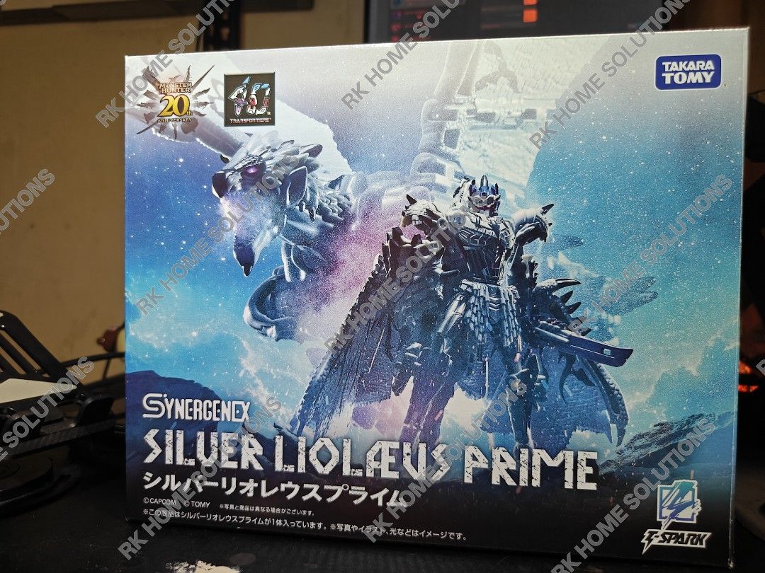 Transformers x Monster Hunter Collaboration: Silver Liolaeus Prime ...