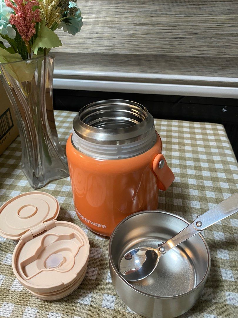 Tupperware Thermal Food Jar 1L, Furniture & Home Living, Kitchenware ...