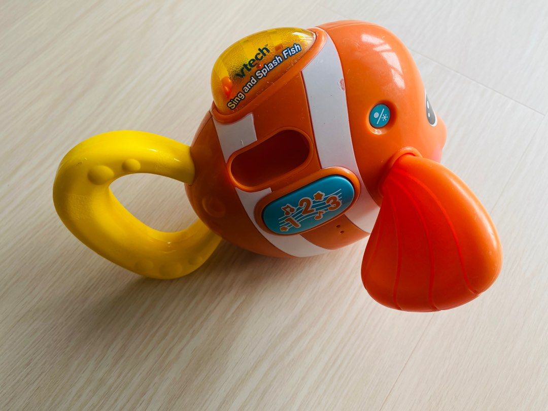 VTech Sing & Splash Fish – Baby Bath Toy 🐠💦, Babies & Kids, Infant ...