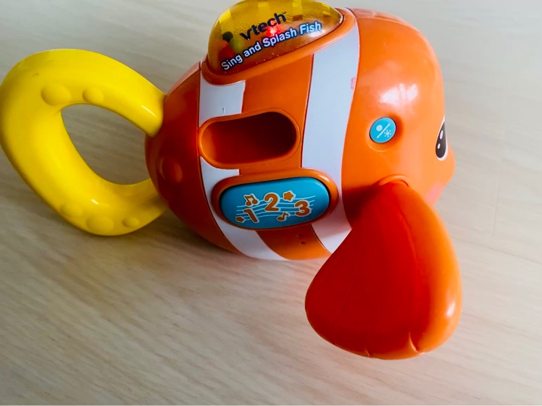 VTech Sing & Splash Fish – Baby Bath Toy 🐠💦, Babies & Kids, Infant ...