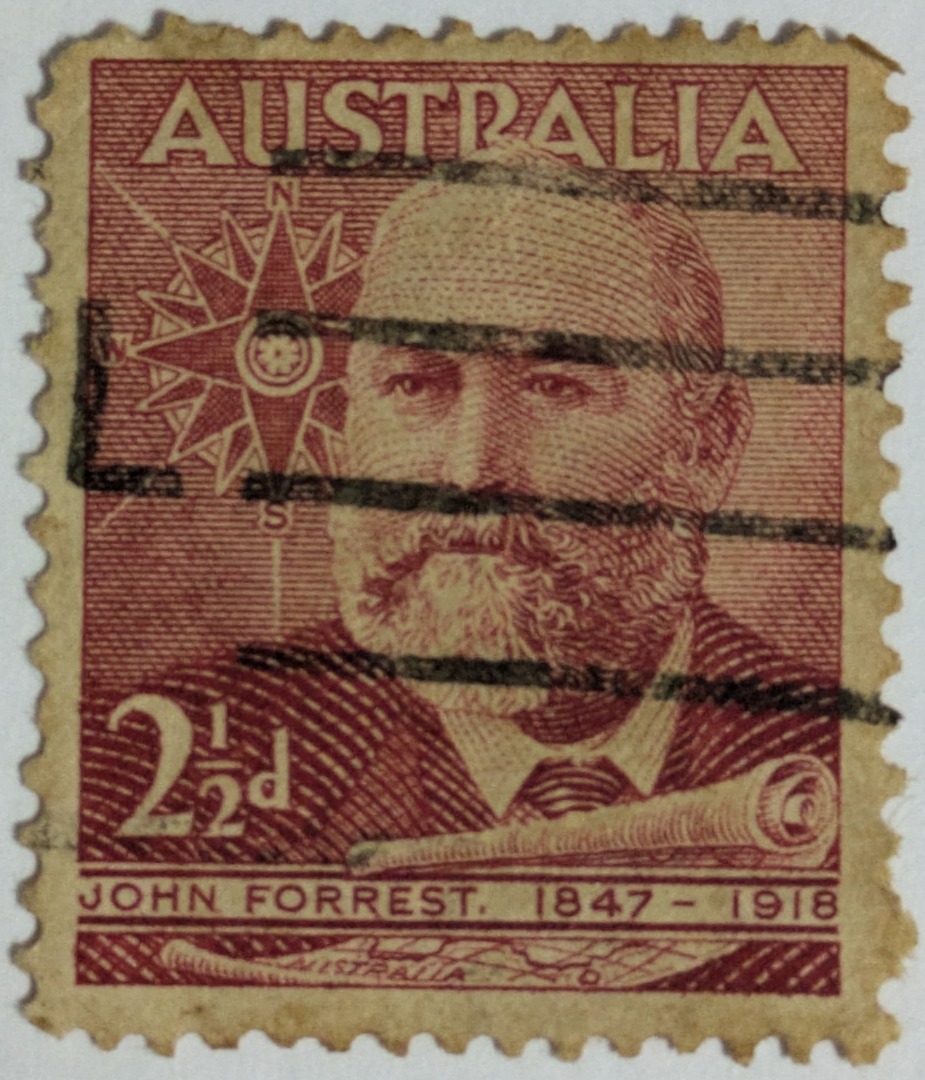 1949 Australia John Lord Forrest of Bunbury - Explorer (1847-1918) 2 1/ ...