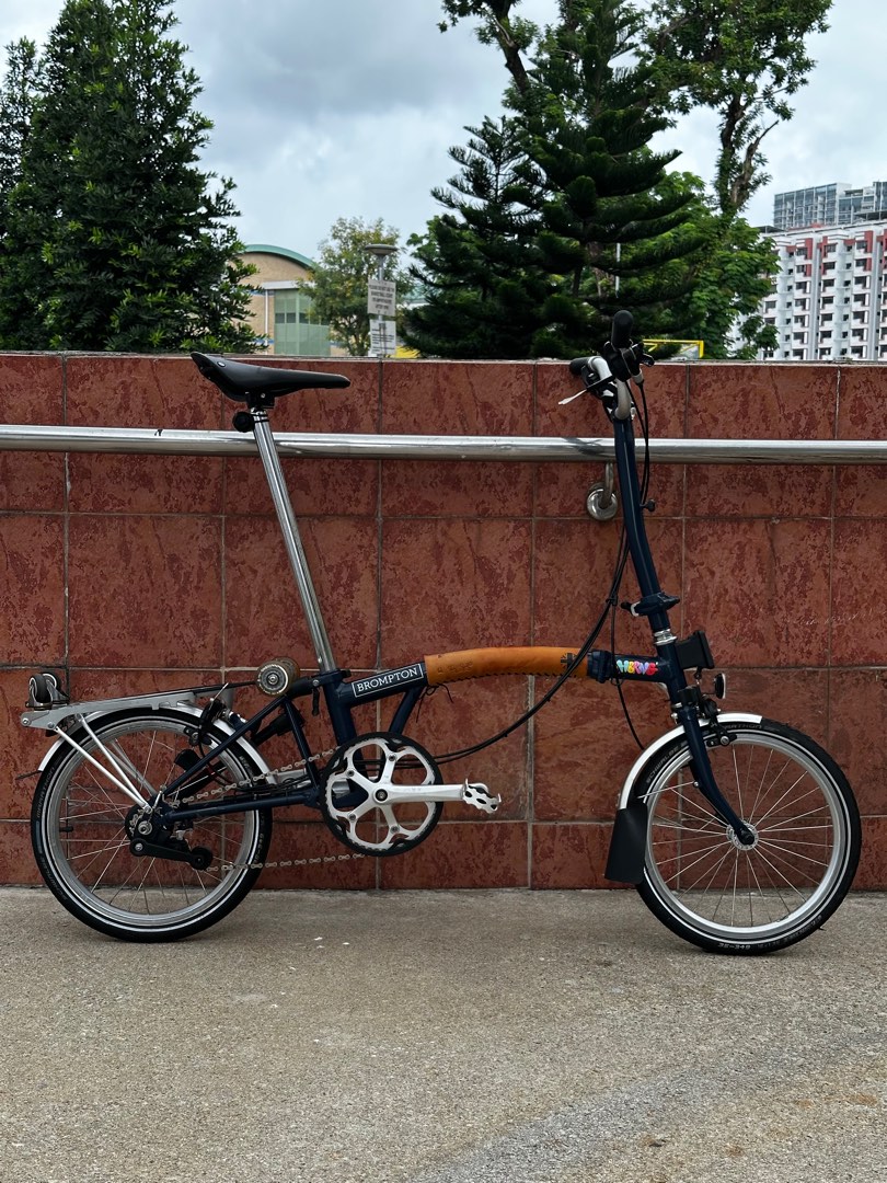2021 Brompton Tempest Blue H6R (C Line), Sports Equipment, Bicycles ...