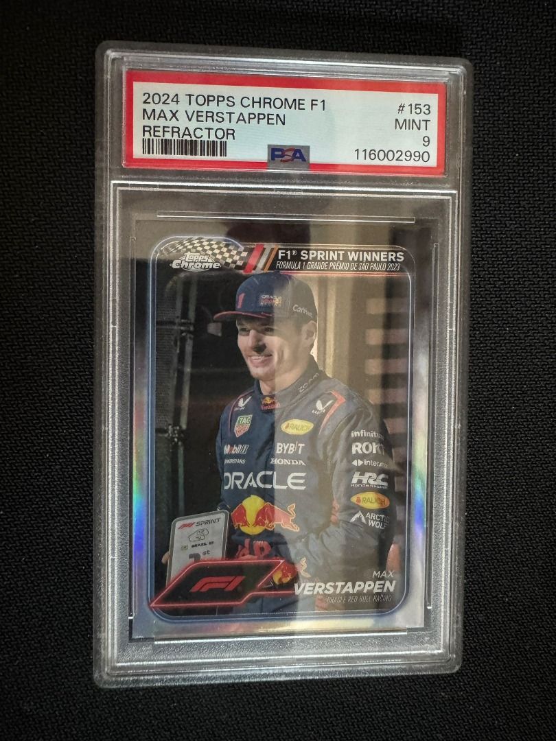 2024 Topps F1 Racing Card Chrome Formula One Max Verstappen Oracle Red ...