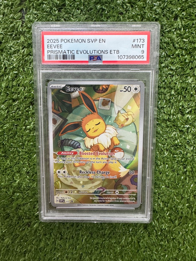 2025 Pokemon SVP EN Eevee Prismatic Evolutions ETB PSA 9, Hobbies ...