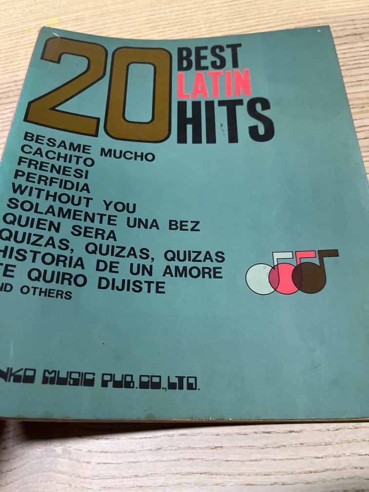 20 best Latin hits - piano, Hobbies & Toys, Books & Magazines ...