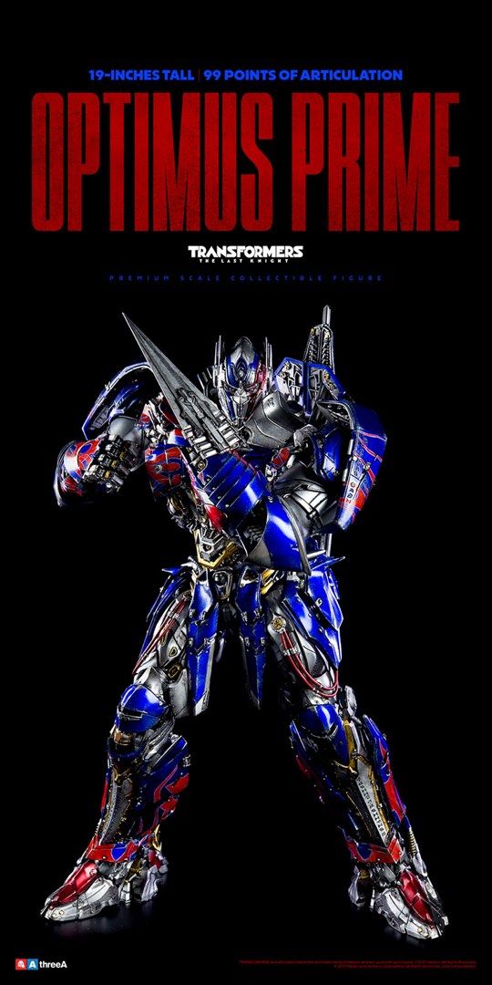 3a Threezero Premium Scale Transformers The Last Knight Optimus Prime ...