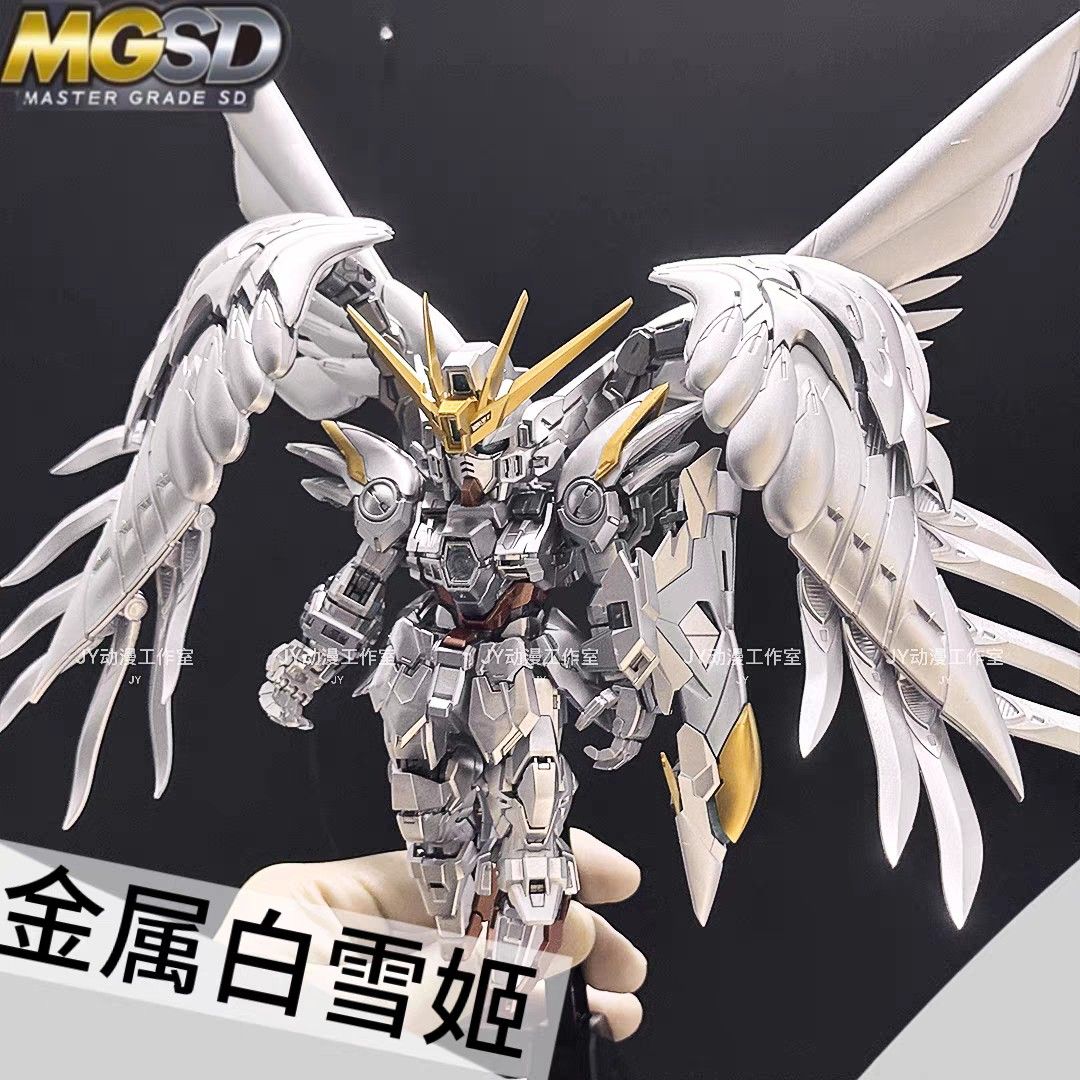 🔥 MGSD Wing Zero Snowhite Prelude Silver special coating KO/BL gundam ...