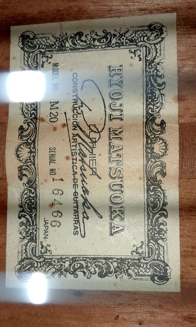 🎸 Vintage Ryoji Matsuoka M20 Classical Guitar (1983, Handmade in Japan ...