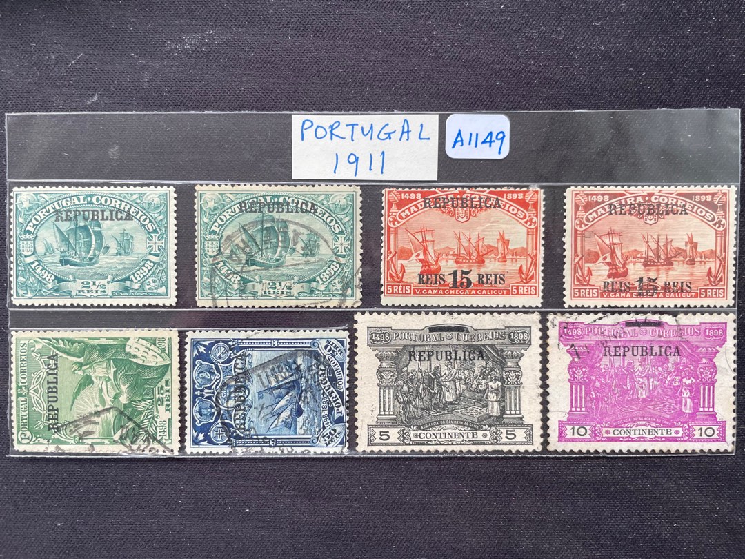 A1149 - Europe Portugal 1911 In Memorial of Vasco da Gama Overprinted ...
