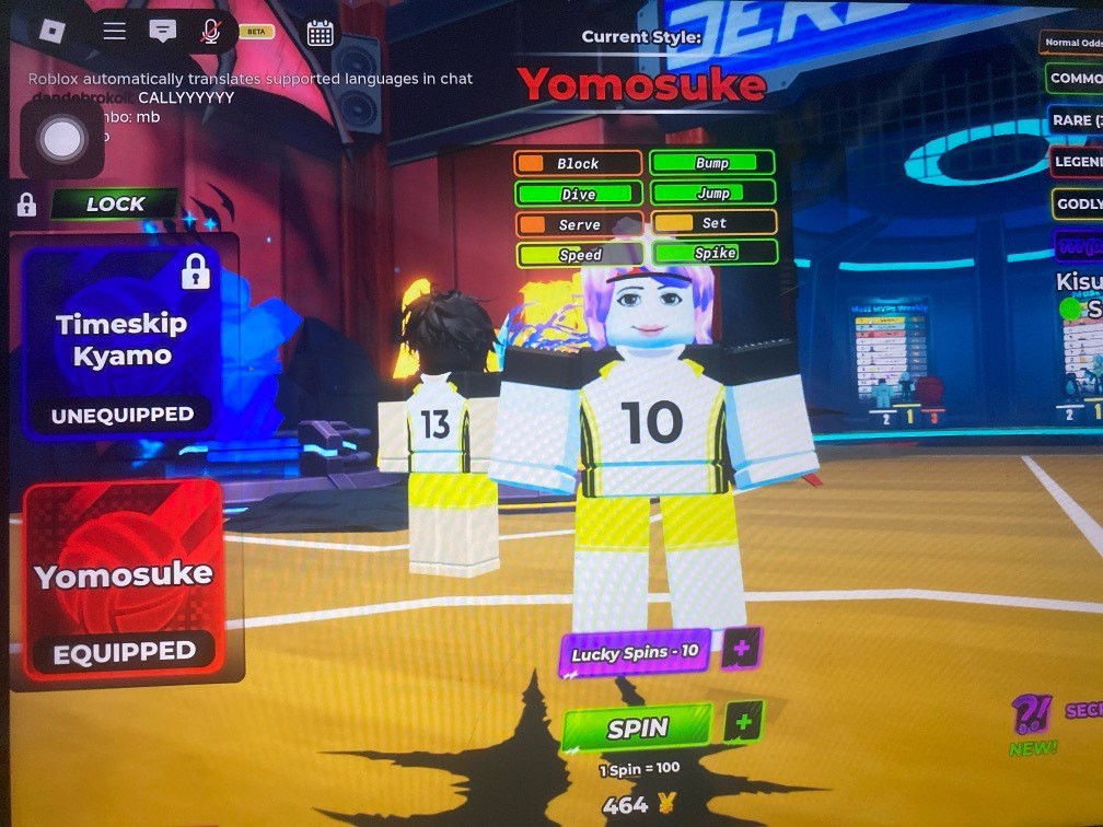 Acc Volleyball Legend TSK MIKAGE TWINS, Video Gaming, Gaming Accessories, In-Game Products on ...