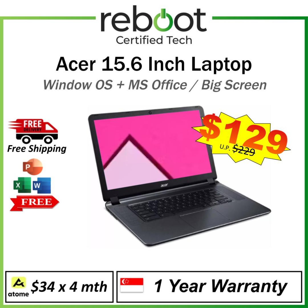 Acer 15.6 Laptop - FHD Big Screen - Window 11 + MS Office -Omnipotent ...