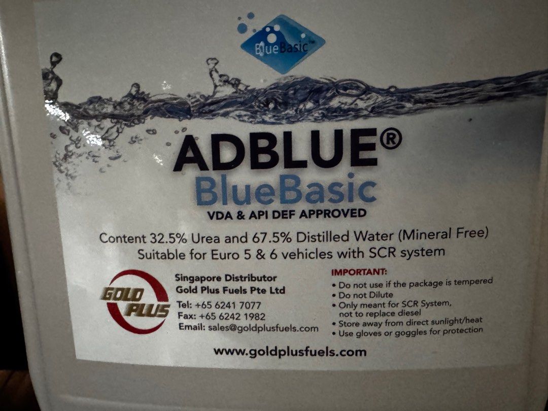 AdBlue BlueBasic Diesel Exhaust Fluid, Car Accessories, Accessories on Carousell