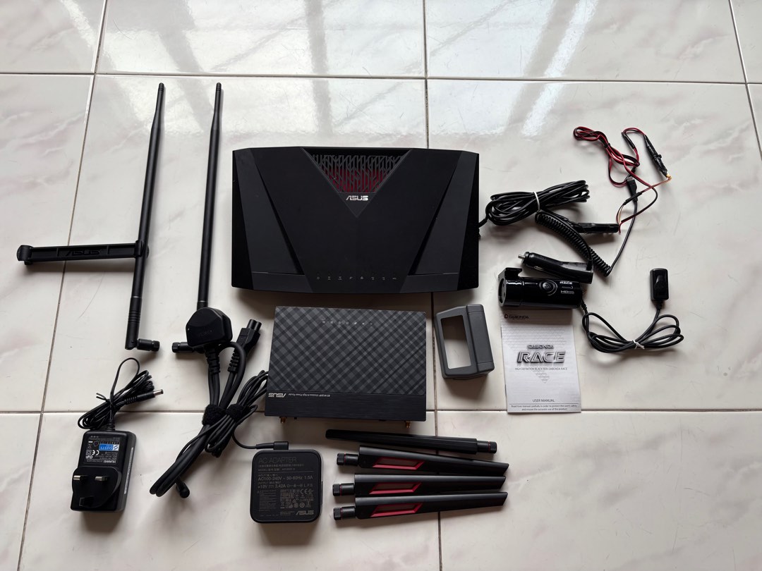 ASUS Router & Dahonda Race Dashcam Bundle, Computers & Tech, Parts ...