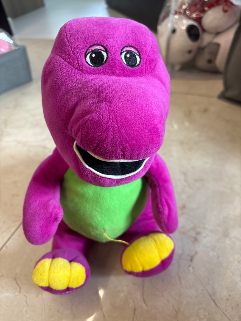 Barney the Dinosaur Plush Toy, Hobbies & Toys, Toys & Games on Carousell