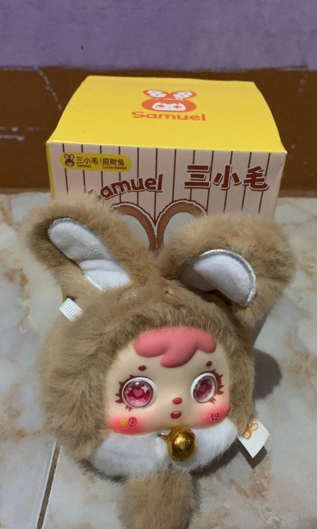 Blindbox ganci Samuel Lucky Rabbit, Toys & Collectibles, Mainan di ...