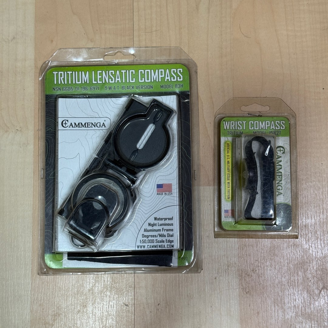 Cammenga Tritium Lensatic & Wrist Compass Set SAF Army Military ...