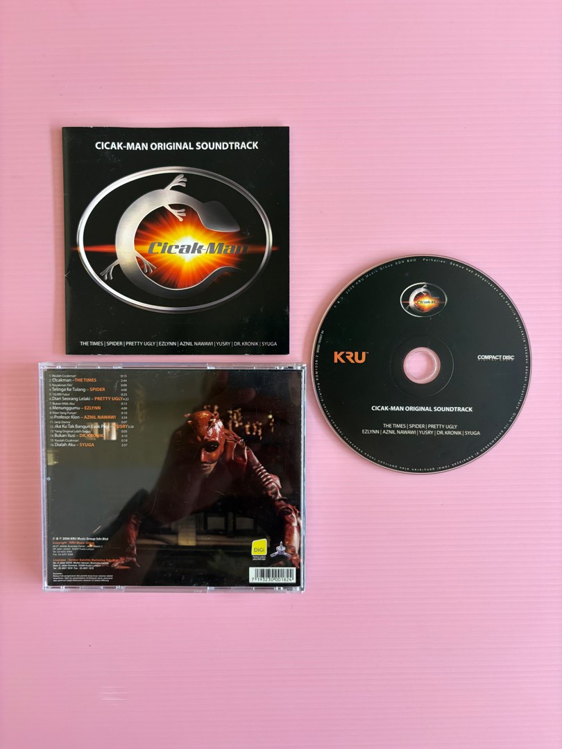 Cicak-Man Original Soundtrack Album CD Featuring The Times Spider ...