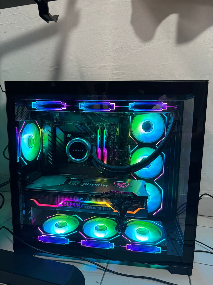 Custom Gaming PC RTX 3080 + i7-12700KF 32GB 5TB M.2 SSD Lian Li O11 ...