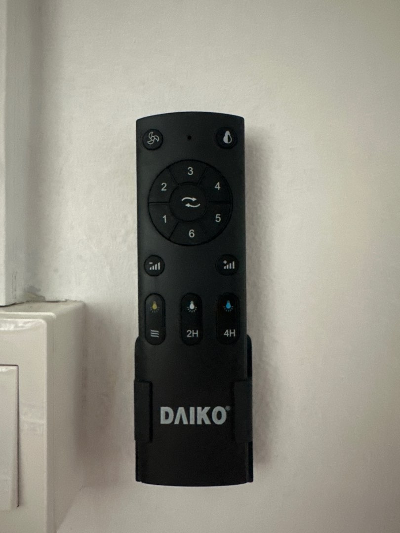 DAIKO Ceiling Fan with Remote Control, Furniture & Home Living ...