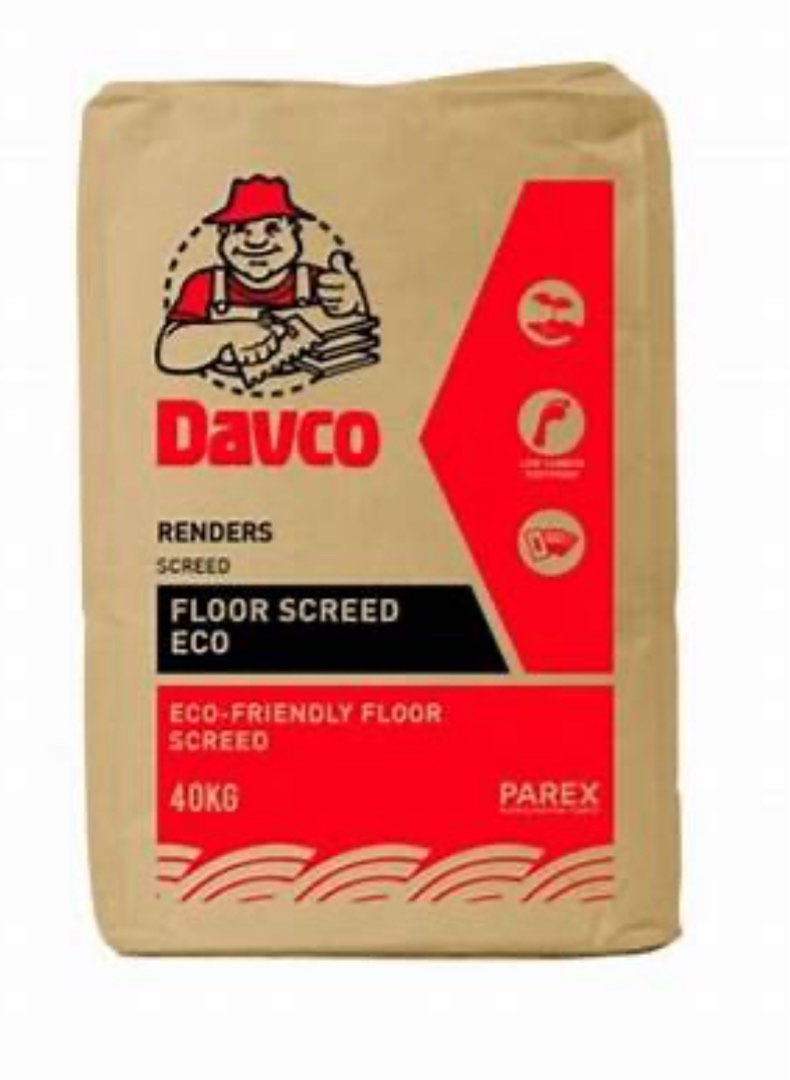 Davco Floor Screed Eco 40KG, Furniture & Home Living, Home Improvement & Organisation, Home ...