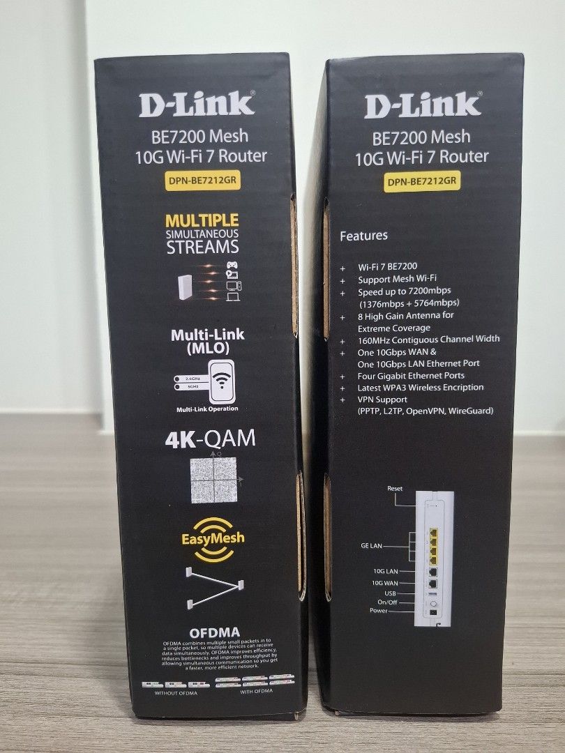 D-Link BE7200 Mesh 10G Wi-Fi 7 Router, Computers & Tech, Parts & Accessories, Networking on ...