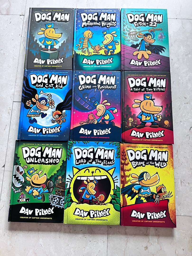 Dog Man Book Series by Dav Pilkey, Hobbies & Toys, Books & Magazines ...