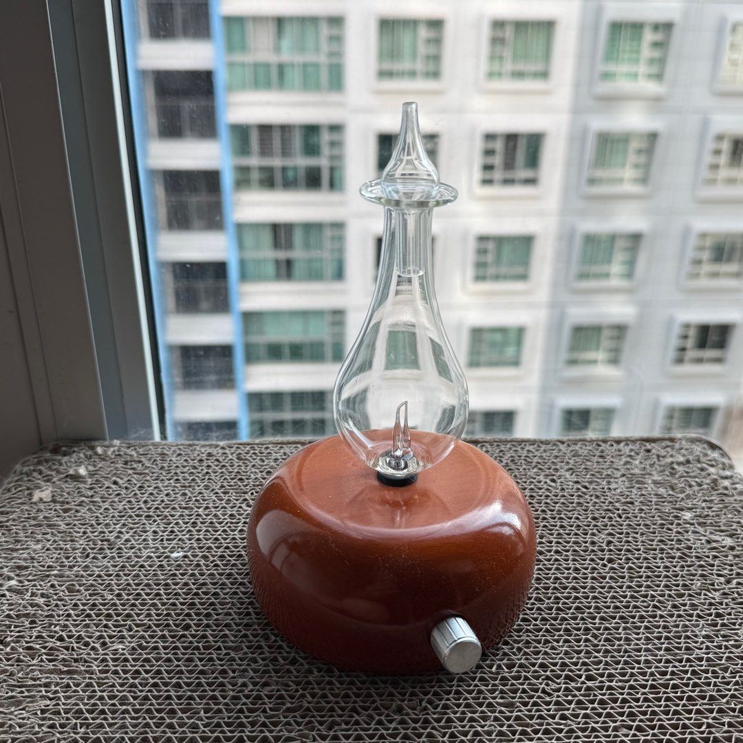 [FREE] Glass Aroma Nebulizer Diffuser, Furniture & Home Living, Home ...