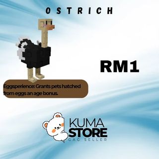 8 ostrich grow a garden roblox gag, Video Gaming, Gaming Accessories ...