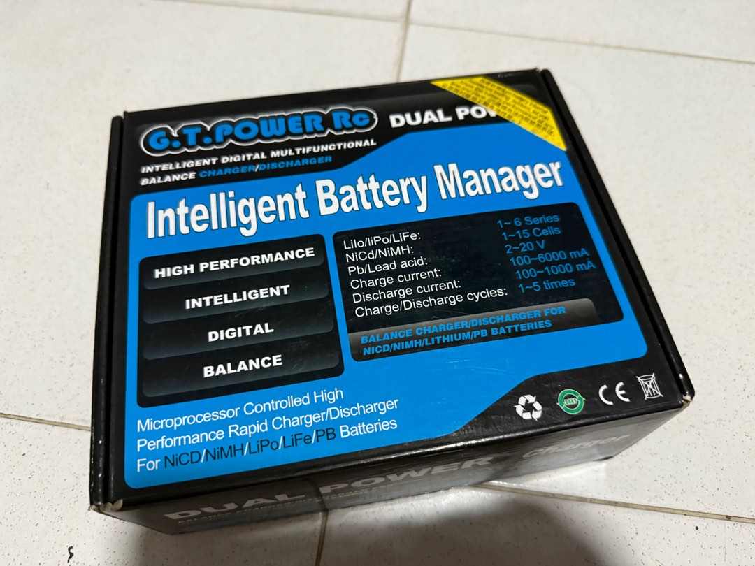 G.T.Power RC dual power battery charger 606-D Tamiya yokomo Kyosho X ...