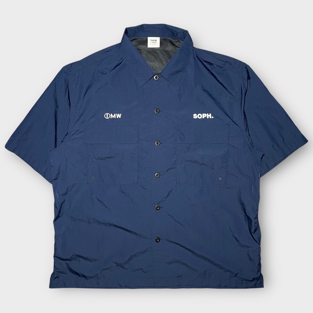GU x SOPH 1MW - Utility Open Collar Shirt, Men's Fashion, Tops & Sets, Tshirts & Polo Shirts on ...