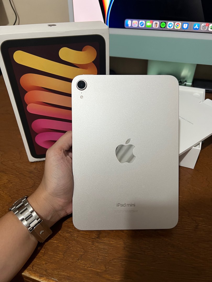 [2 months old] iPad Mini 7 128gb A17 PRO Wifi Only Starlight FIXED ...