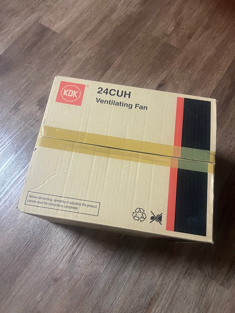 KDK 24CUH Ventilating Fan, Furniture & Home Living, Lighting & Fans ...