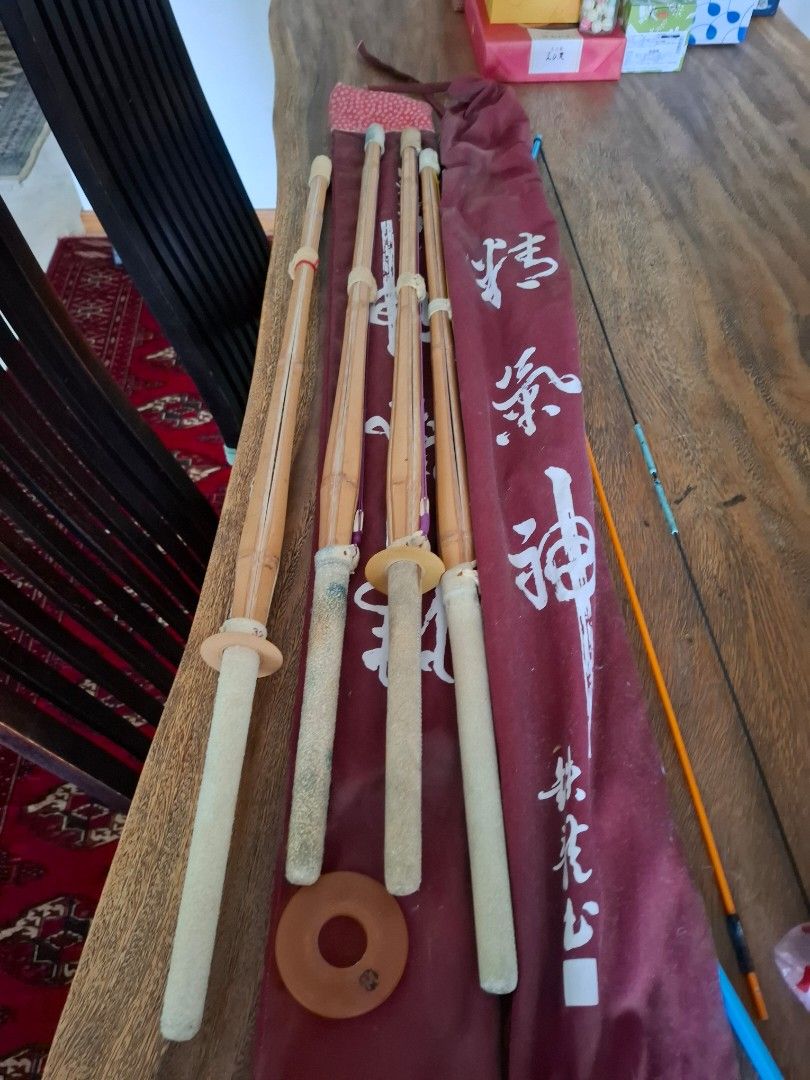 Kendo Shinai Set with Bag, Sports Equipment, Other Sports Equipment and Supplies on Carousell