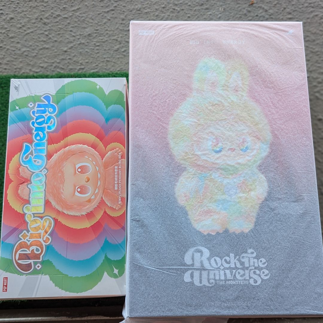 Labubu Bundle. Set of 2 consists of 1 carton Big into Energy & 1 Rock ...