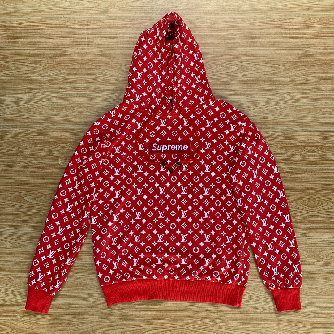 LOUIS VUITTON x SUPREME (AOP MONOGRAM), Men's Fashion, Coats, Jackets ...