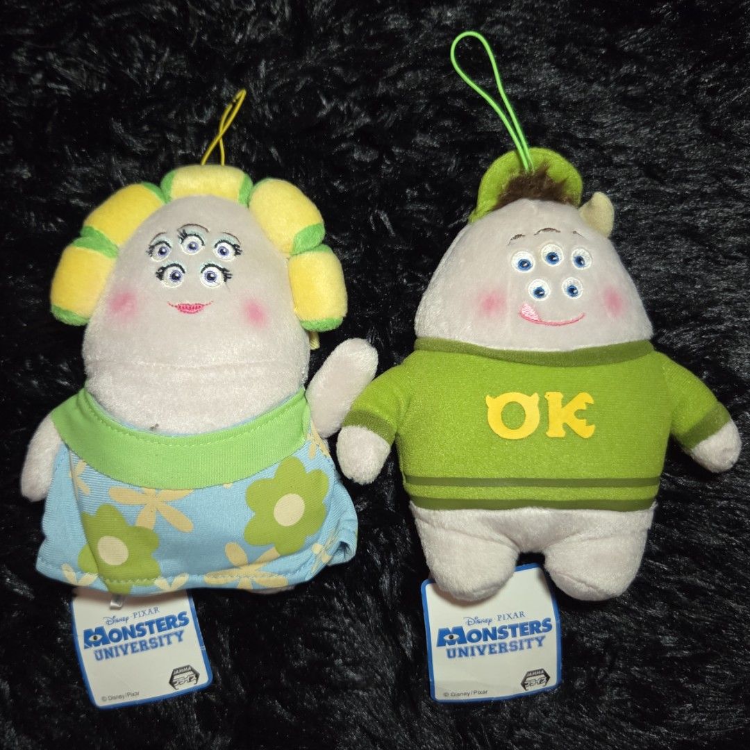 Monsters University Sheri & Squishy plushies, Hobbies & Toys, Toys ...