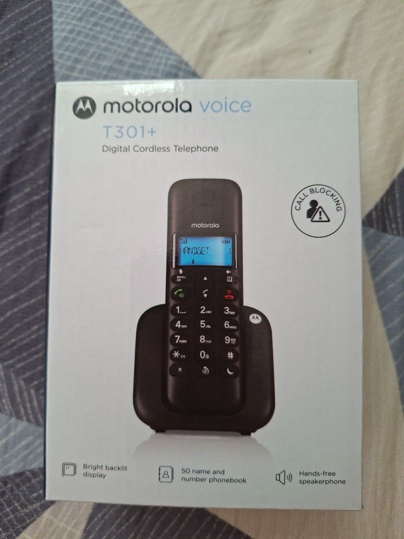 Motorola T301+ 無線電話, 家庭電器, 其他家庭電器 - Carousell