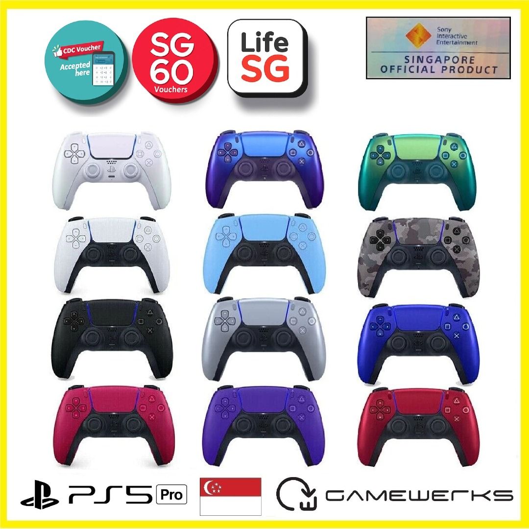 [Official 1 Year Warranty] PS5 Dualsense Wireless Original Controller ...
