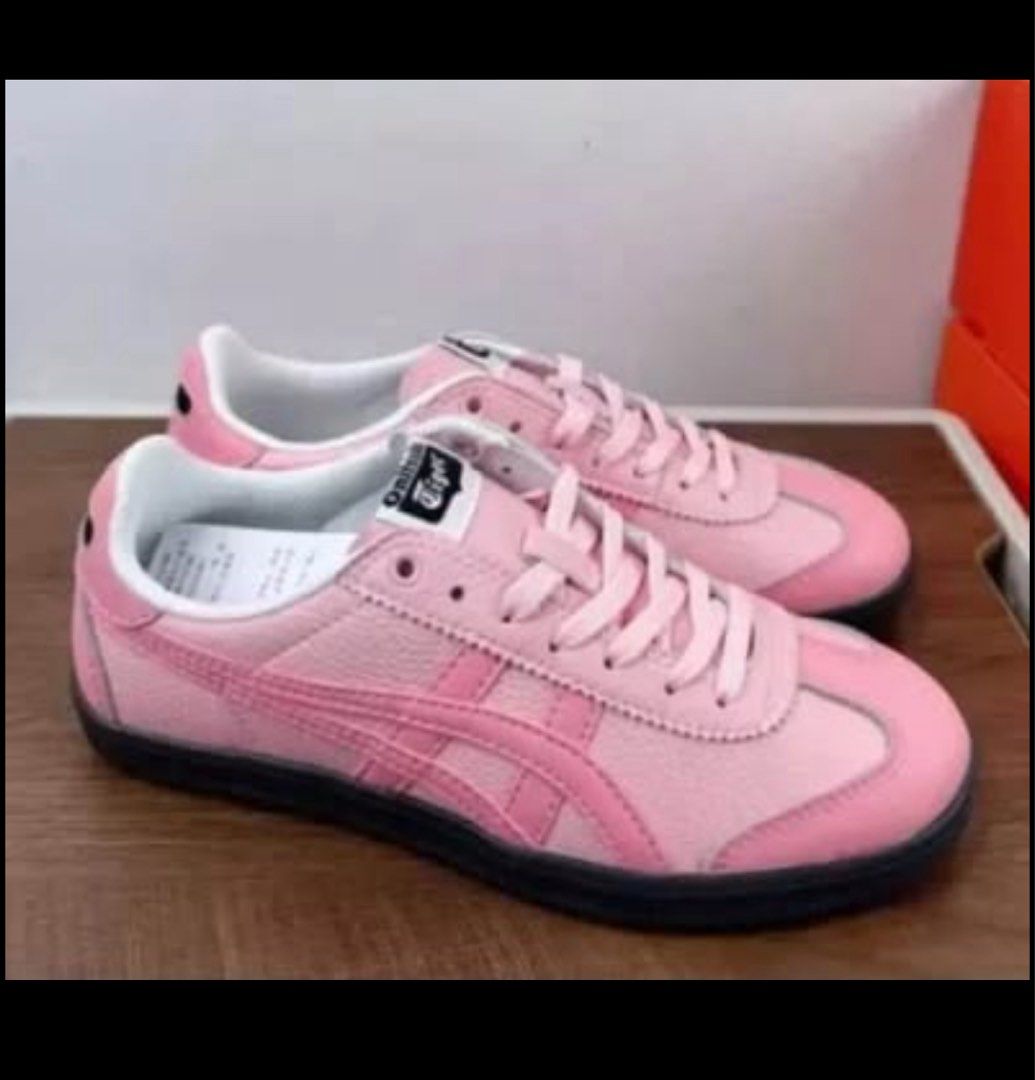 ONITSUKA TIGER MEXICO 66 ALL LEATHER TOKUTEN,PINK-US 7.5M/US 9W, Women's Fashion, Footwear ...