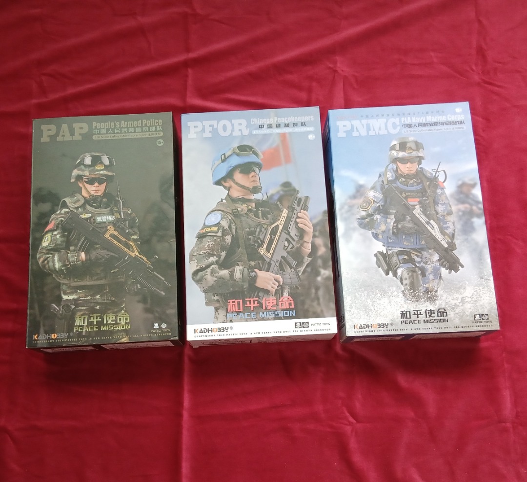 1:6 People's Armed Police/ Chinese Peacekeepers/ PLA Navy Marine Corps ...
