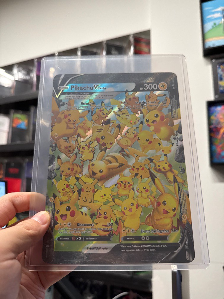 Pikachu V-Union Jumbo Pokemon Promo, Hobbies & Toys, Toys & Games on ...